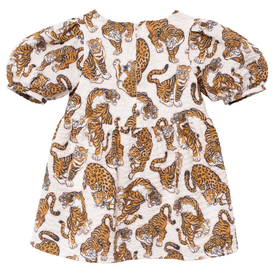 Purchase Kenzo Girl's Tiger Puff Sleeve Dress Montreal – Les Gamineries